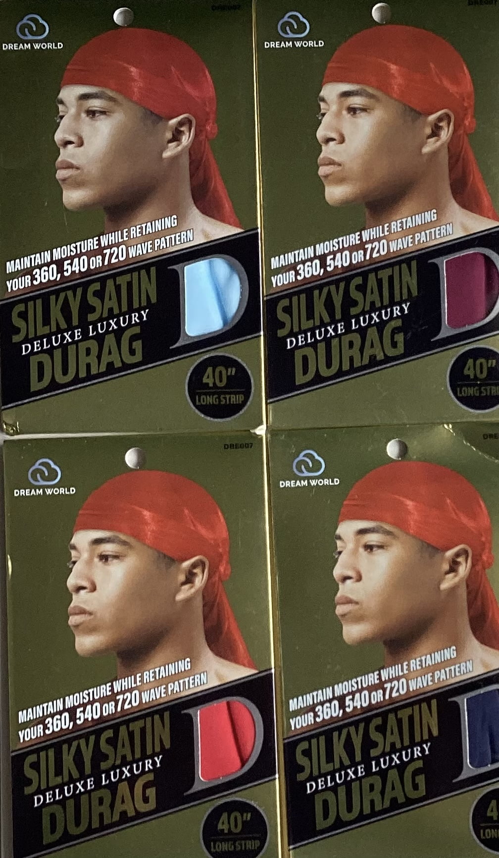 Silky Satin Deluxe Luxury Durag Your 360, 540 Or 720 wave Pattern 40 ...