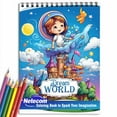 Dream World Spiral Bound Coloring Book, Experience the Joy of Coloring ...