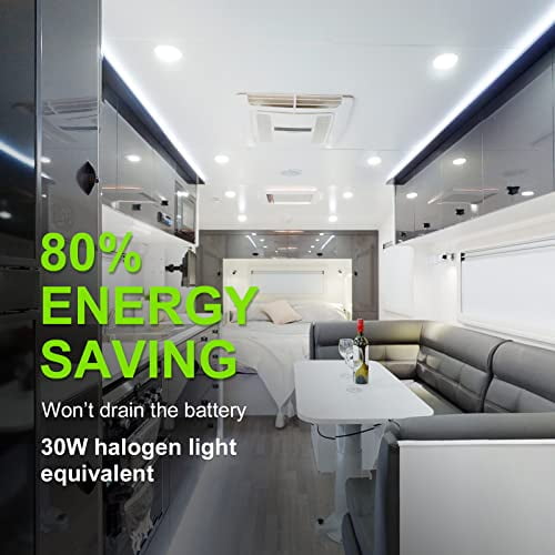 Dream lighting 12v RV Lights Interior Fixture 4.5inch LED Ceiling ...