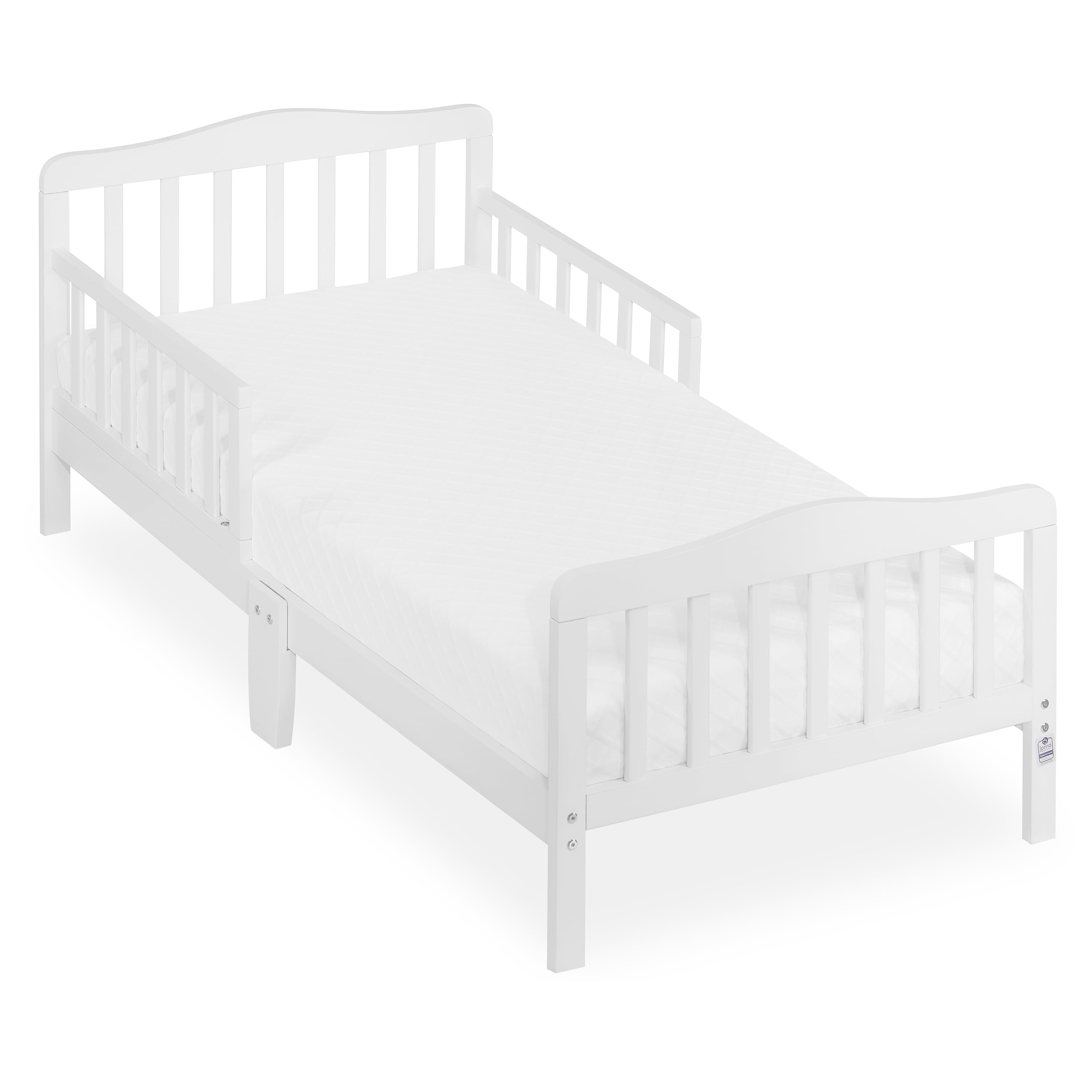 Dream on Me Classic Design Toddler Bed, White - Walmart.com