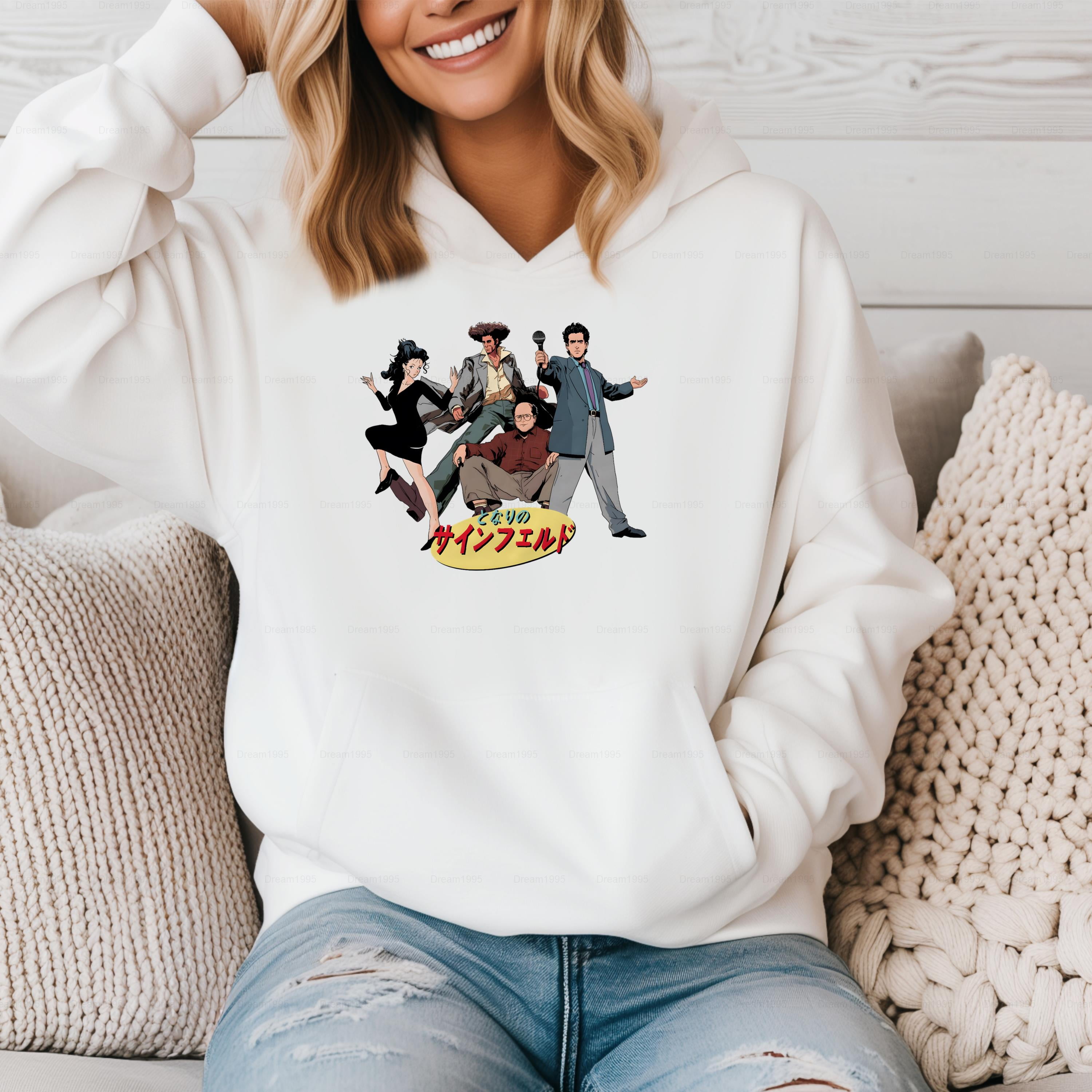 Dream1998 Seinfeld T-Shirt, Sweashirt, Hoodie Japanese 90s Sitcom ...