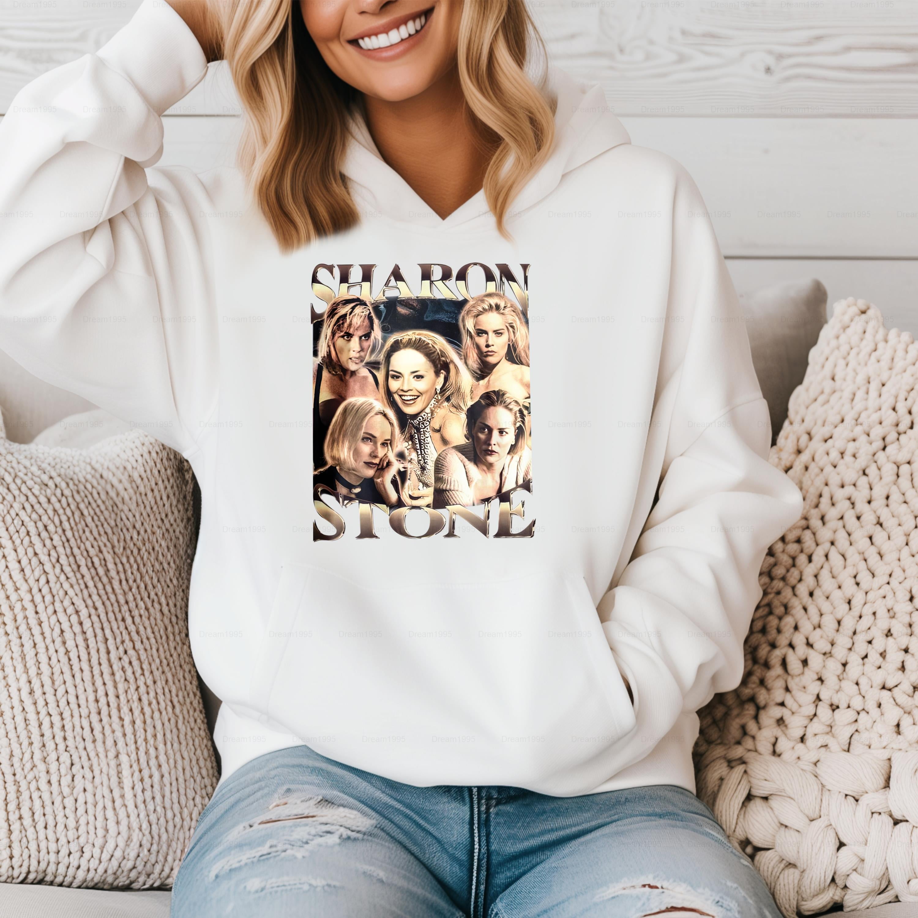 Dream1998 Sharon Stone T-Shirt, Sweashirt, Hoodie Vintage 90s Actress ...