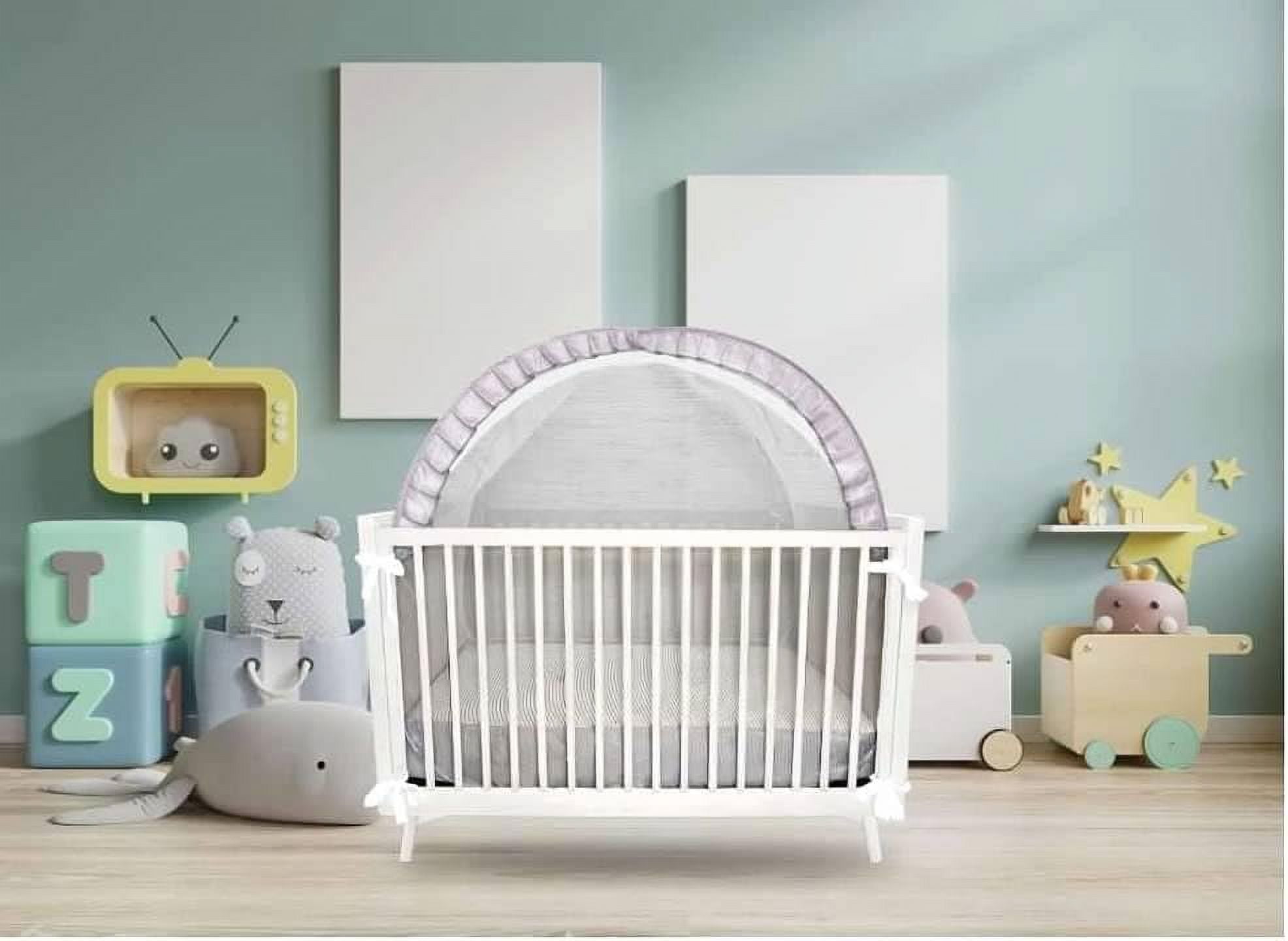 Dream8teen Mesh Cover Crib Tent to Keep Baby Climbing Out or in ...