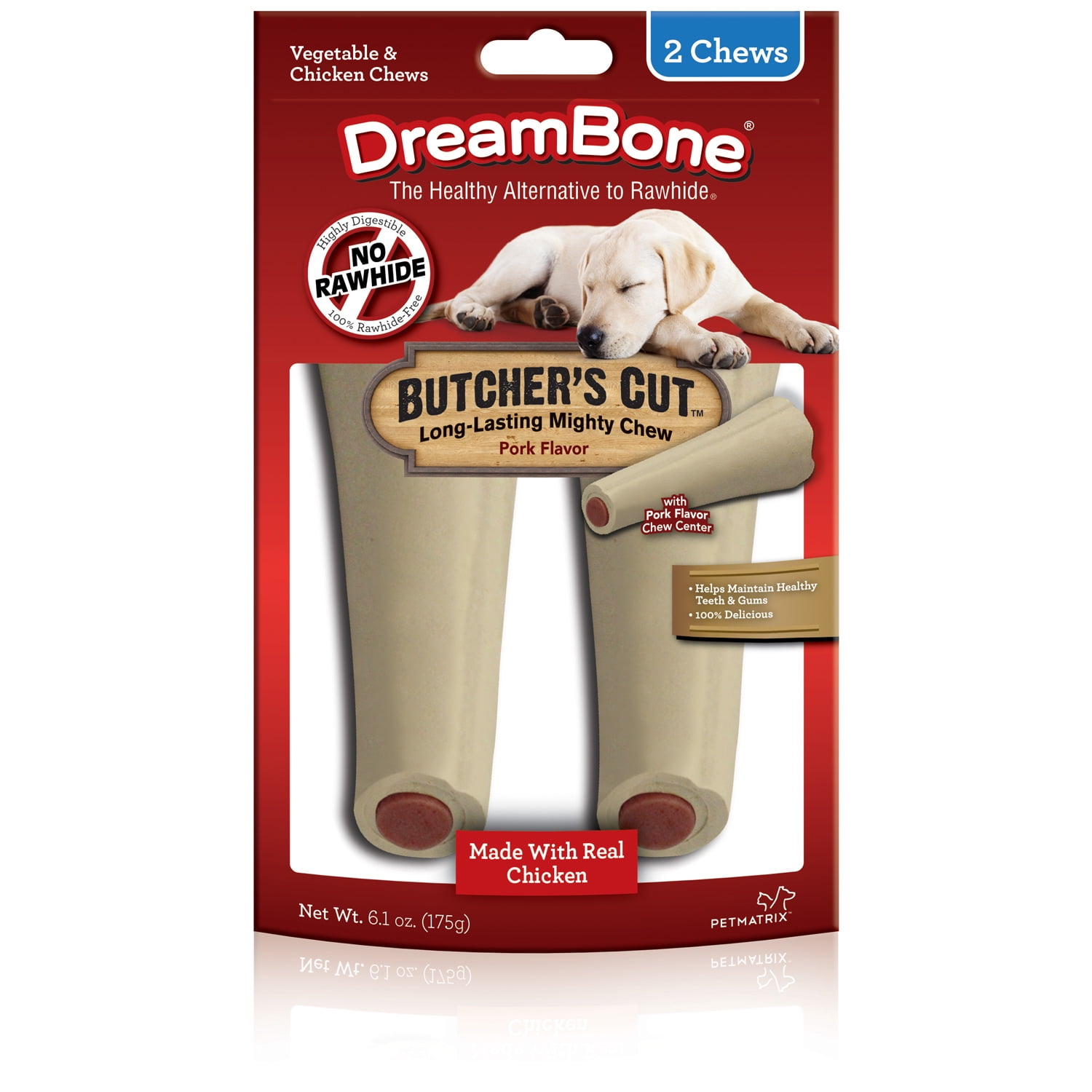 DreamBone Butchers Cut Long Lasting Chews, Rawhide-Free Treats for Dogs ...
