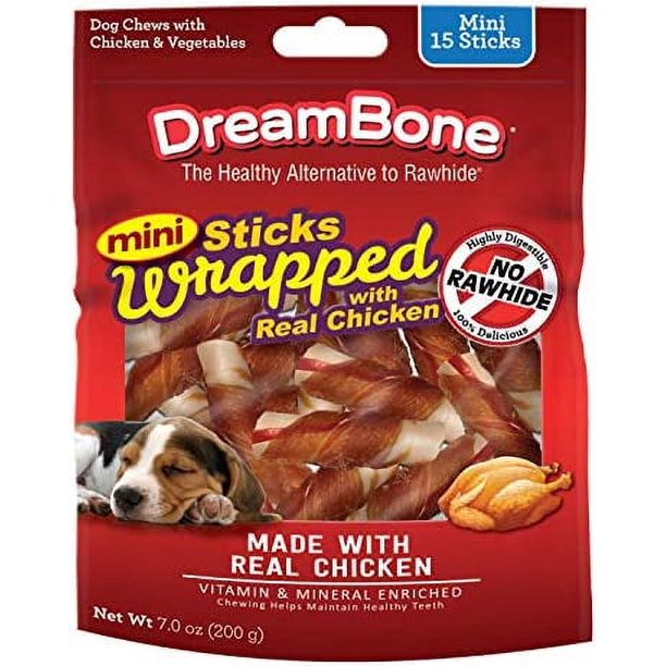 DreamBone Chicken Wrapped Chews for Dogs, Made with Real Chicken and ...
