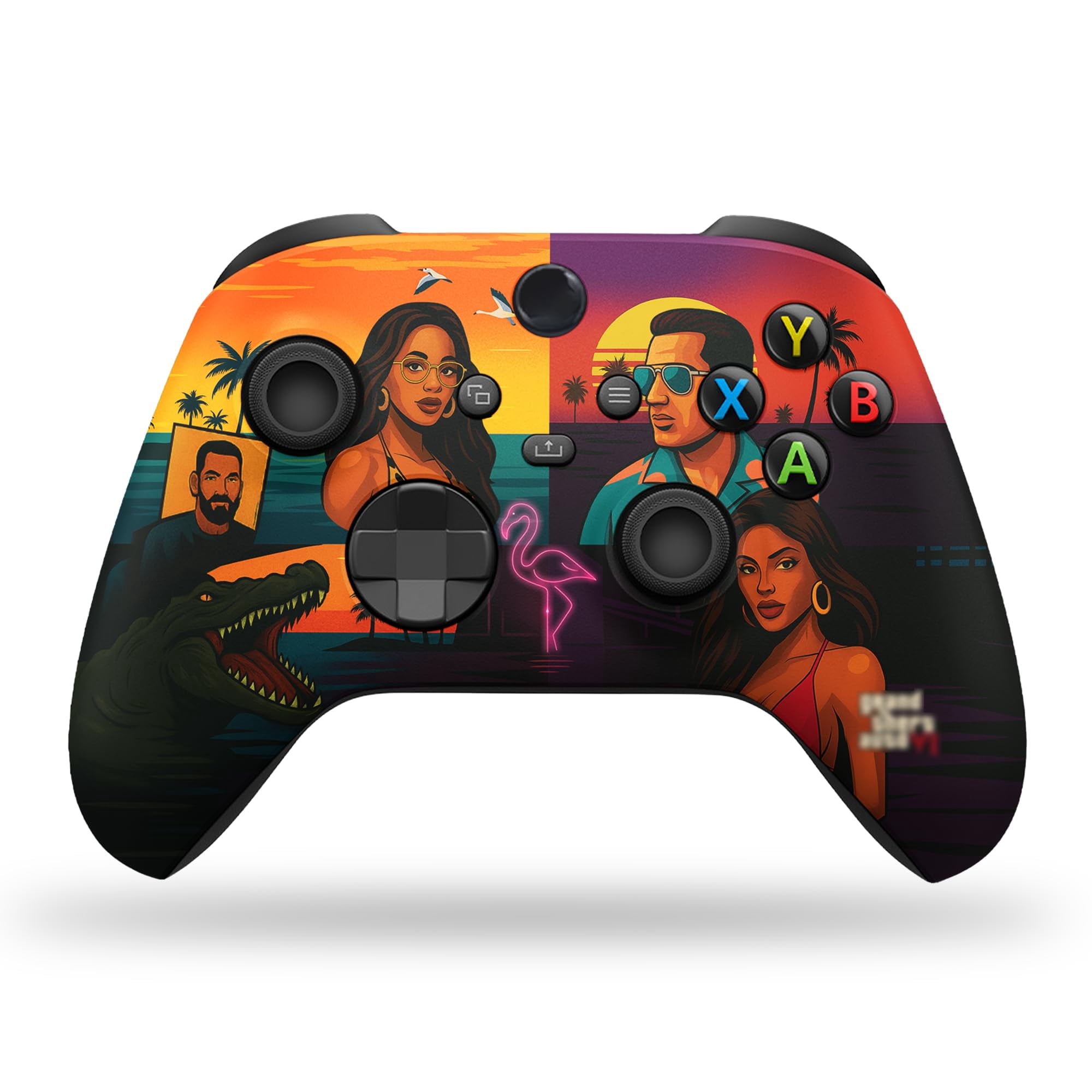 DreamController G. T. A. 6 Custom X-box Controller Wireless compatible ...
