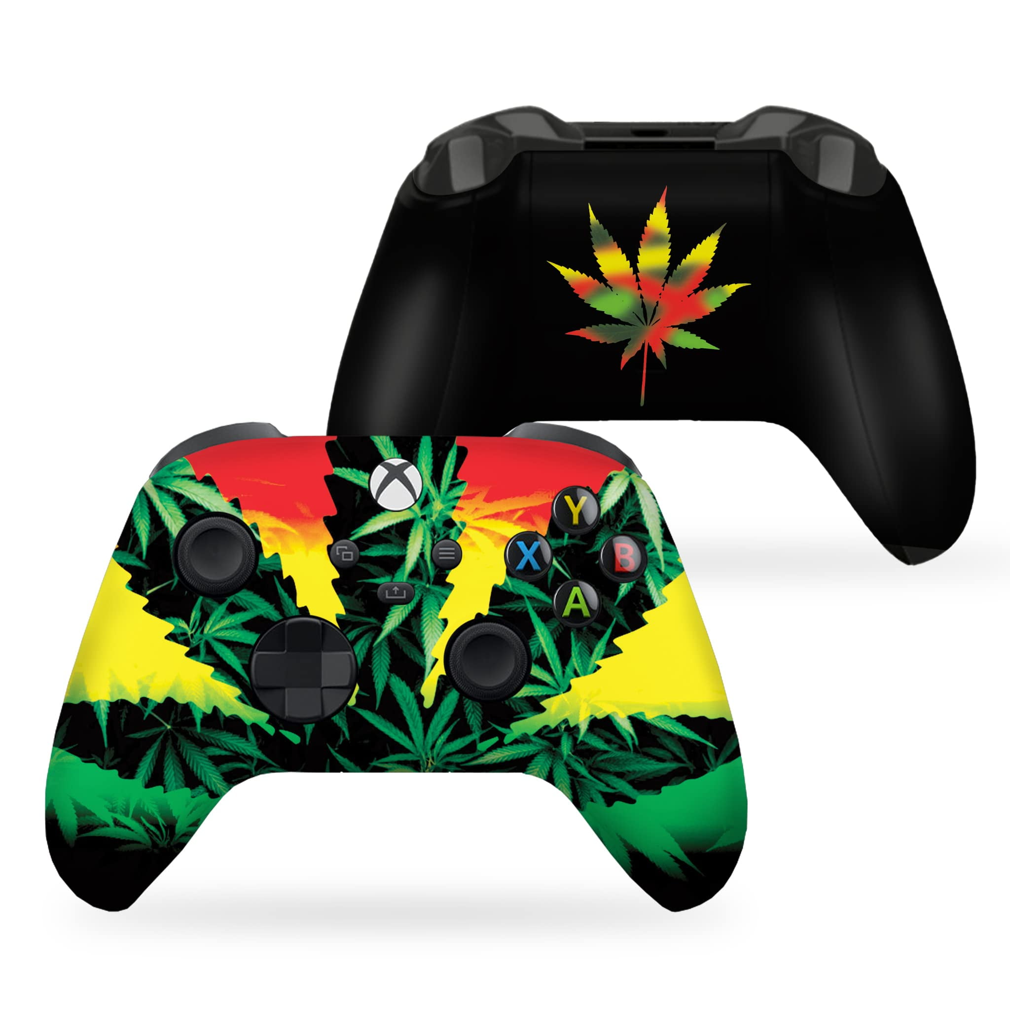 DreamController Green Weed Grass Custom X-box Controller Wireless ...