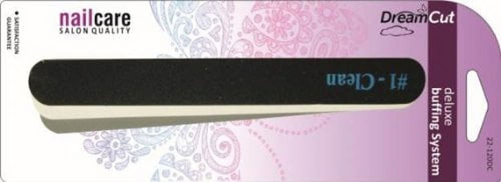 DreamCut 3-Piece Nail Buffing Kit - Black, White, and Gray Boards for ...