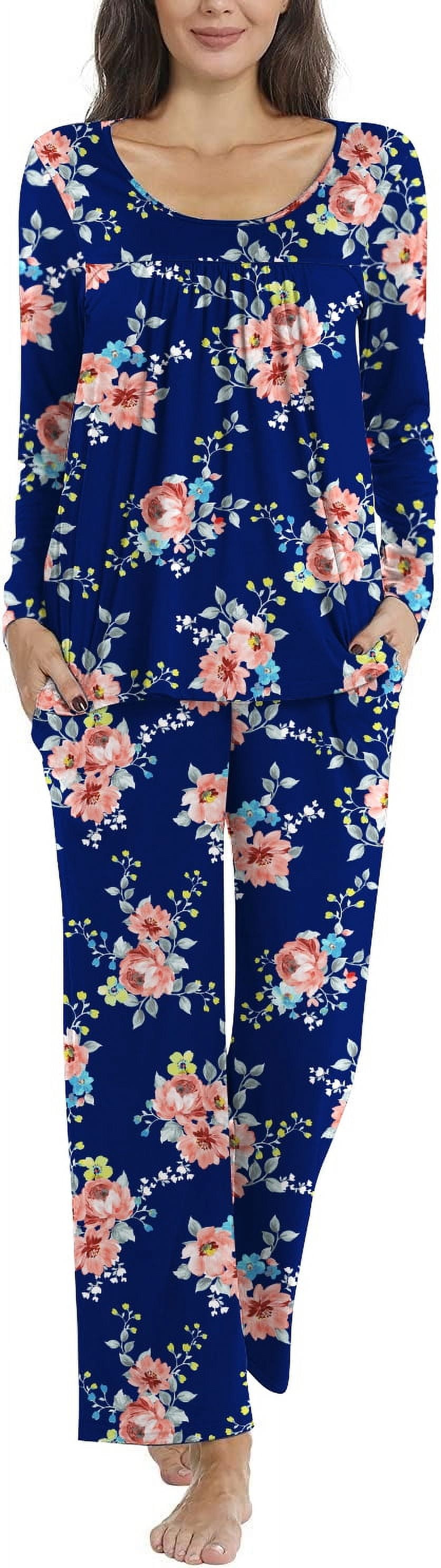 DreamFish Fall-Winter Womens 2 Piece Long Sleeves Pajama Sets with ...