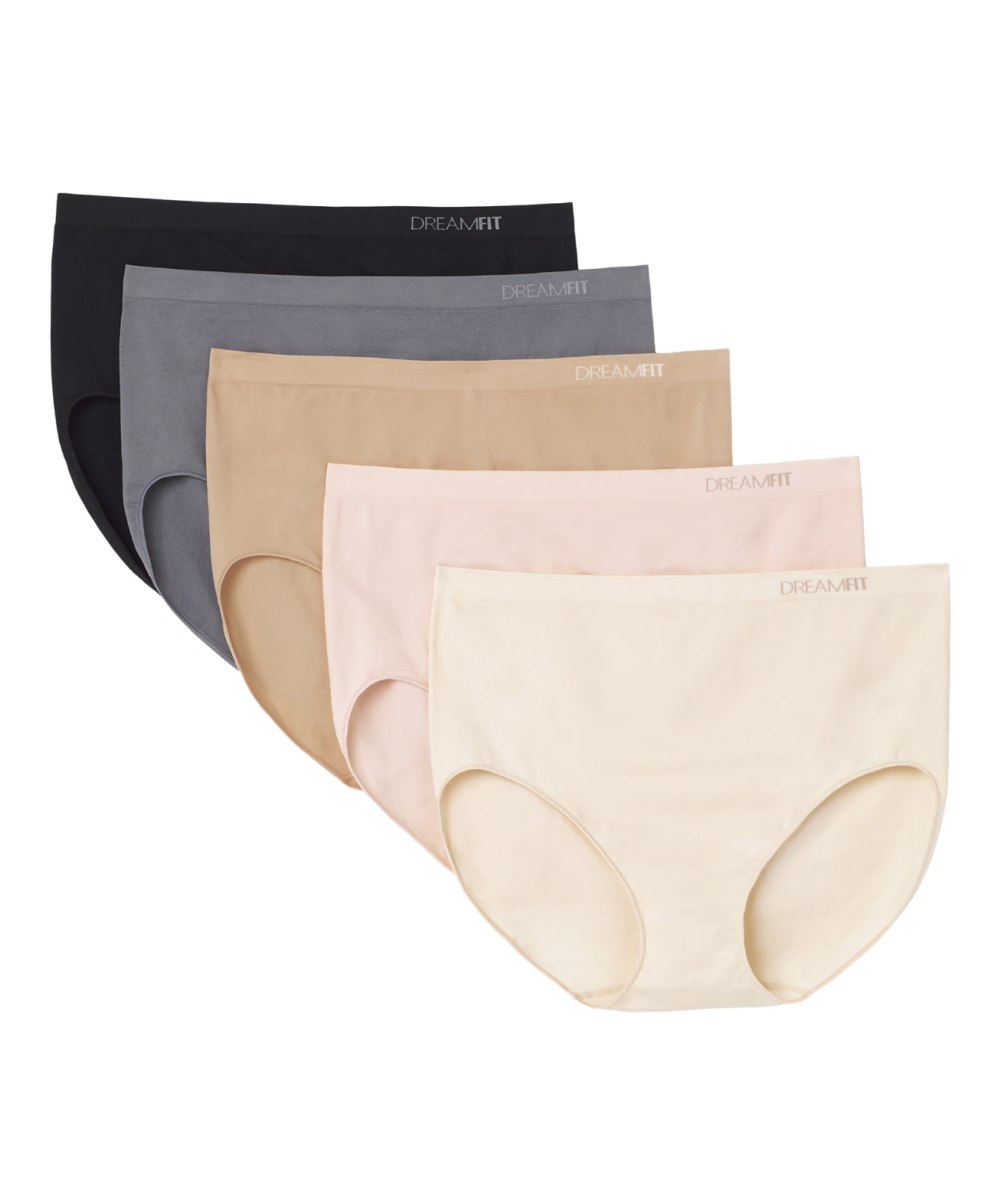 DreamFit Underwear for Women Seamless Full Coverage High Rise Brief ...