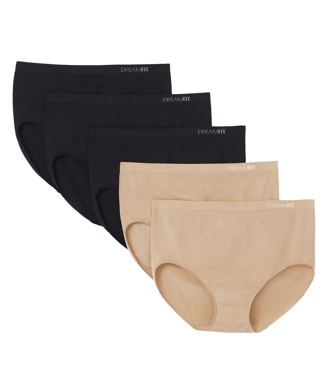 DreamFit Underwear for Women Seamless Full Coverage High Rise Brief ...
