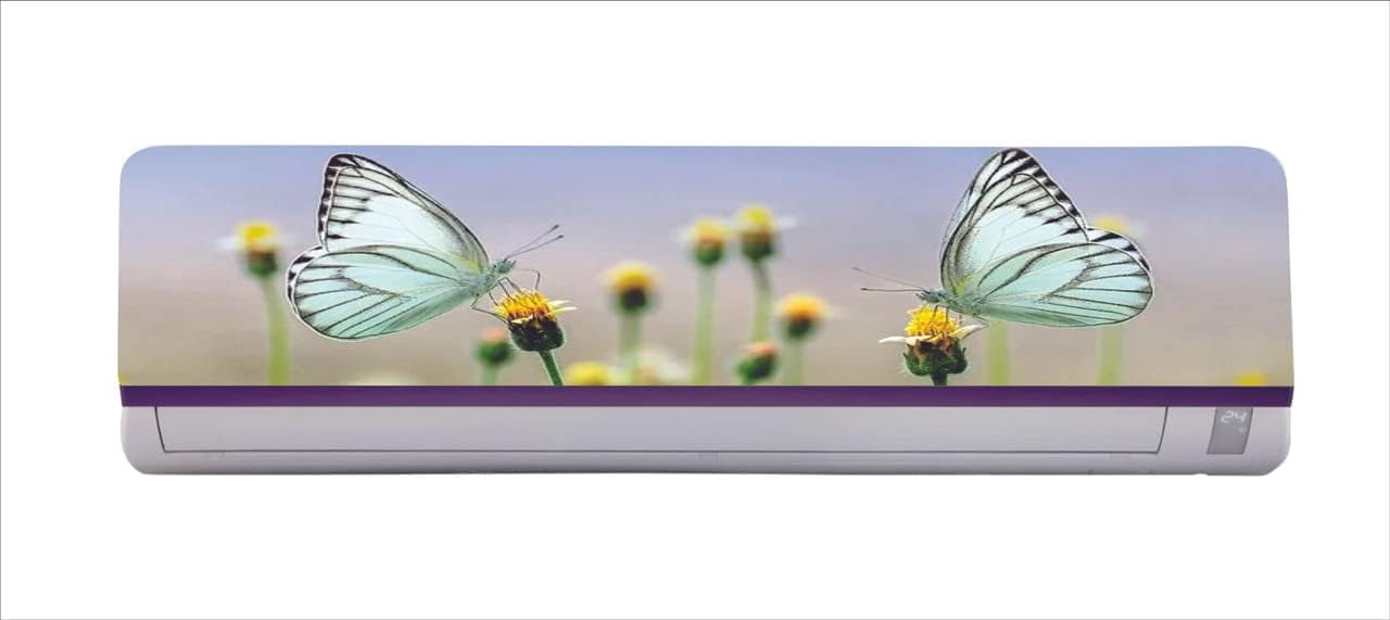 DreamKraft AC Decorative Beautiful Butterflies Sitting on Flowers ...