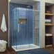 DreamLine Enigma Air 34 3/4 in. D x 48 3/8 in. W x 76 in. H Frameless Sliding Shower Enclosure ...