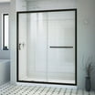MCOCOD 57 to 60 in W x 76 in H Frameless Shower Door with Soft Close, 5/16" (8 mm) Clear ...