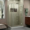 DreamLine Enigma-X 32 1/2 in. D x 60 3/8 in. W x 76 in. H Fully Frameless Sliding Shower ...
