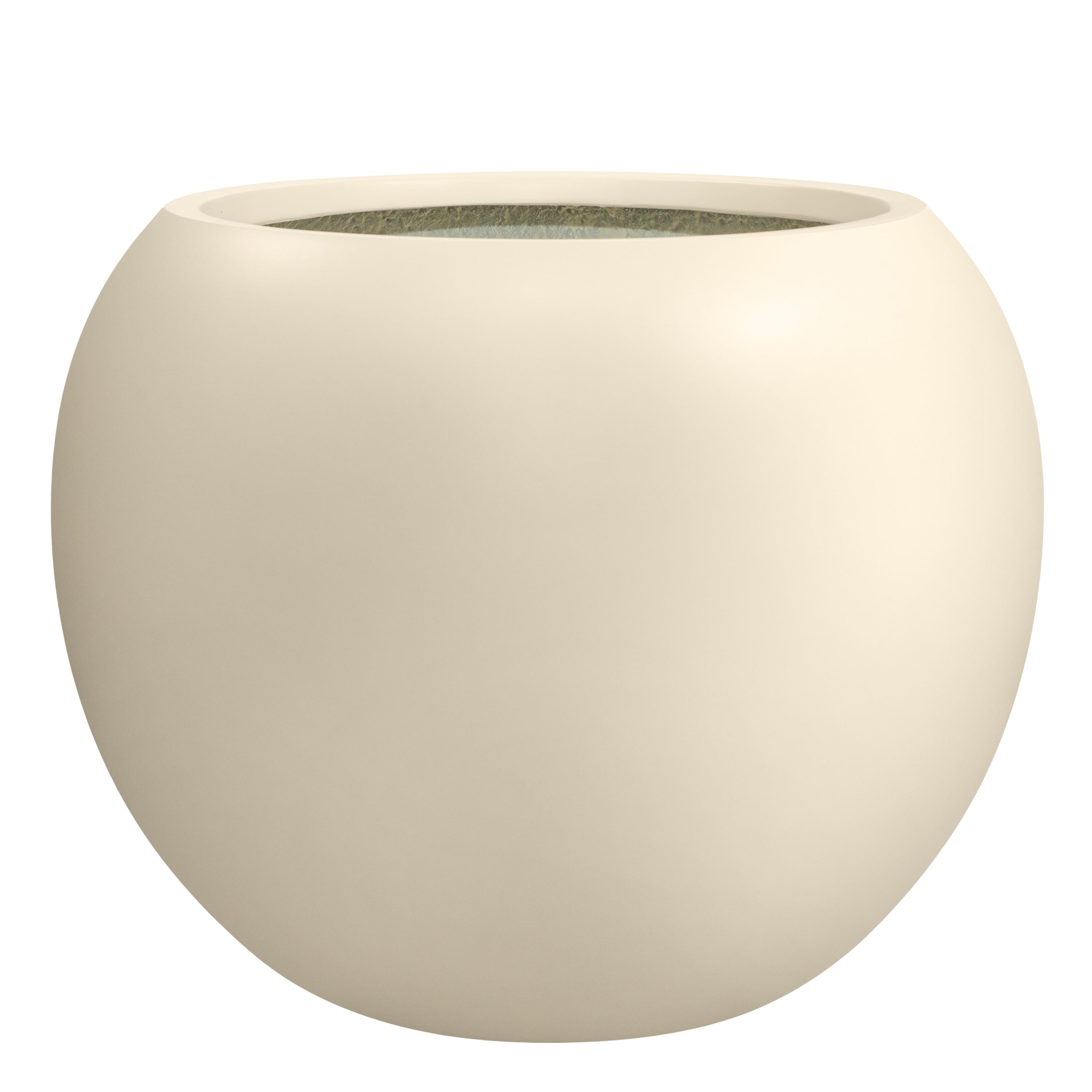 DreamPatio Riverside Fiberstone Modern Sphere Planter for Indoor ...
