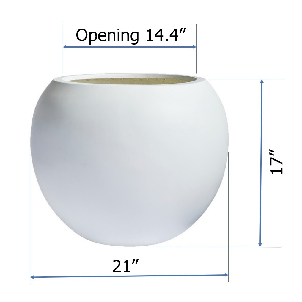 PoliVaz Modern Square Planter, Orange, Large - Walmart.com
