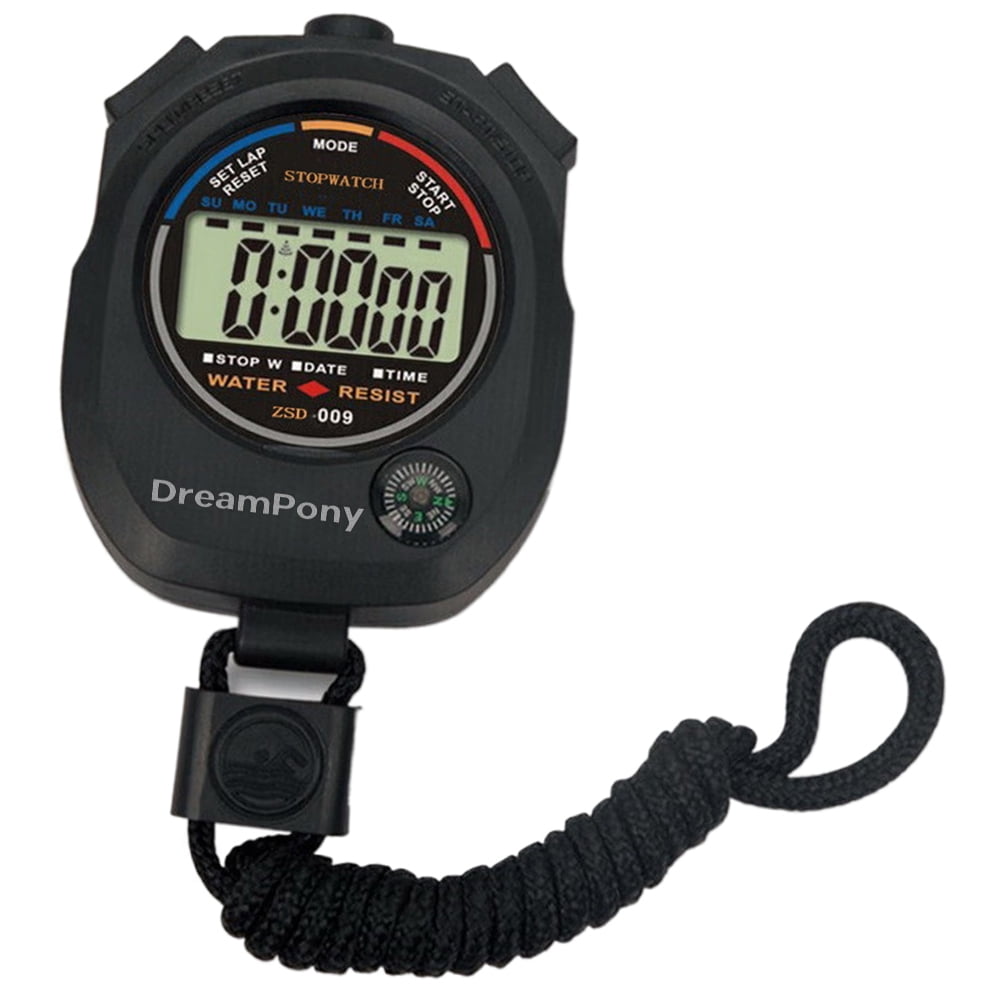 DreamPony Stop watches, Digital Stopwatch Timer with Back Light Stop ...
