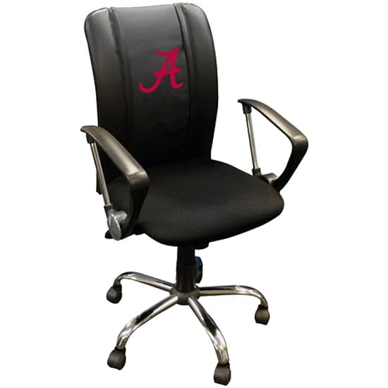DreamSeat Alabama Crimson Tide A Logo Curve Office Chair - Walmart.com