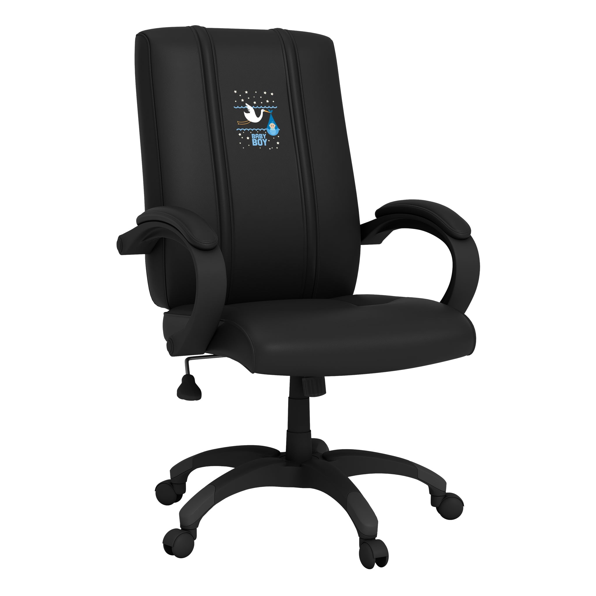 DreamSeat Black Durable Office Chair 1000 Embroidered City of Los ...