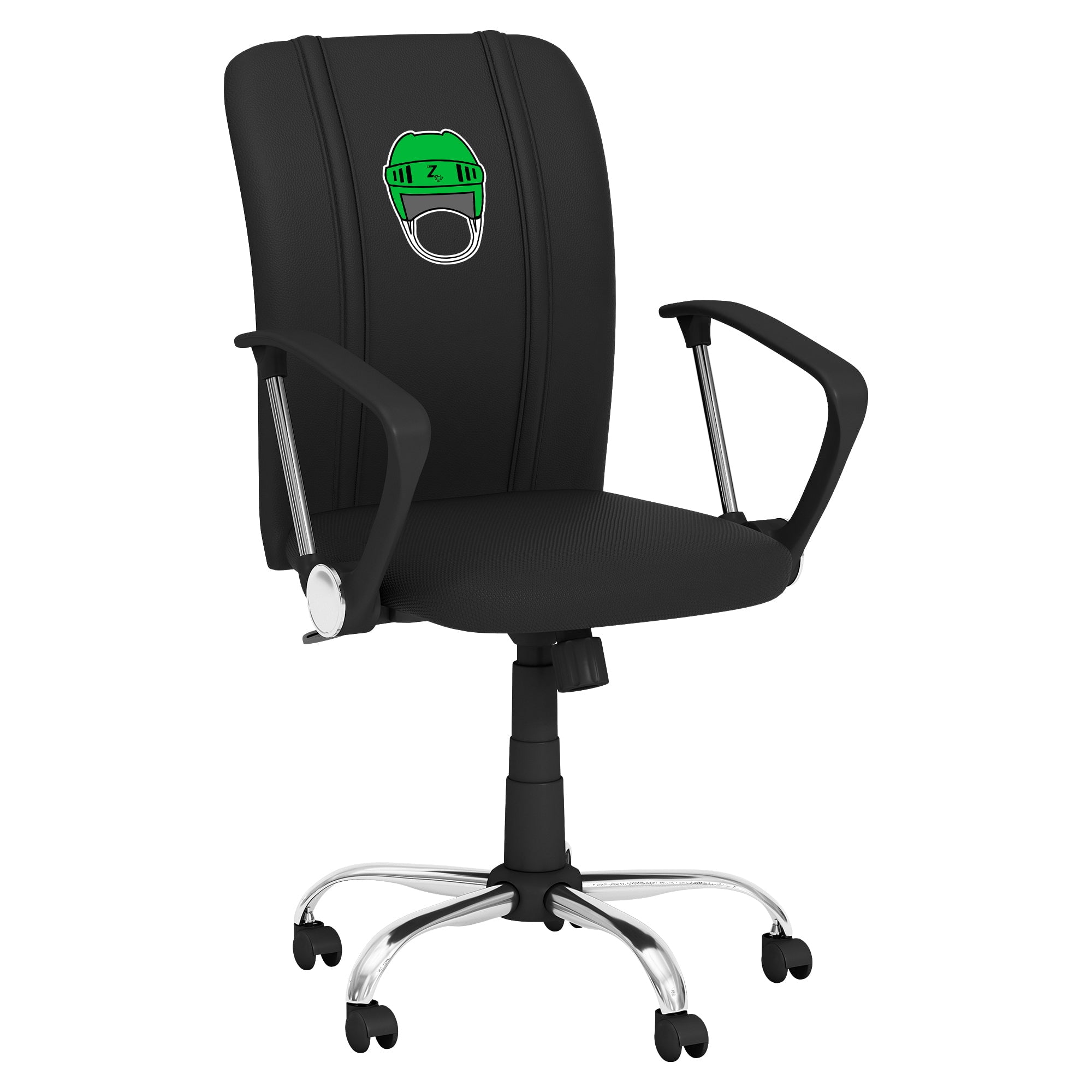 DreamSeat Black Durable Office Chair 1000 Embroidered Hockey Helmet ...