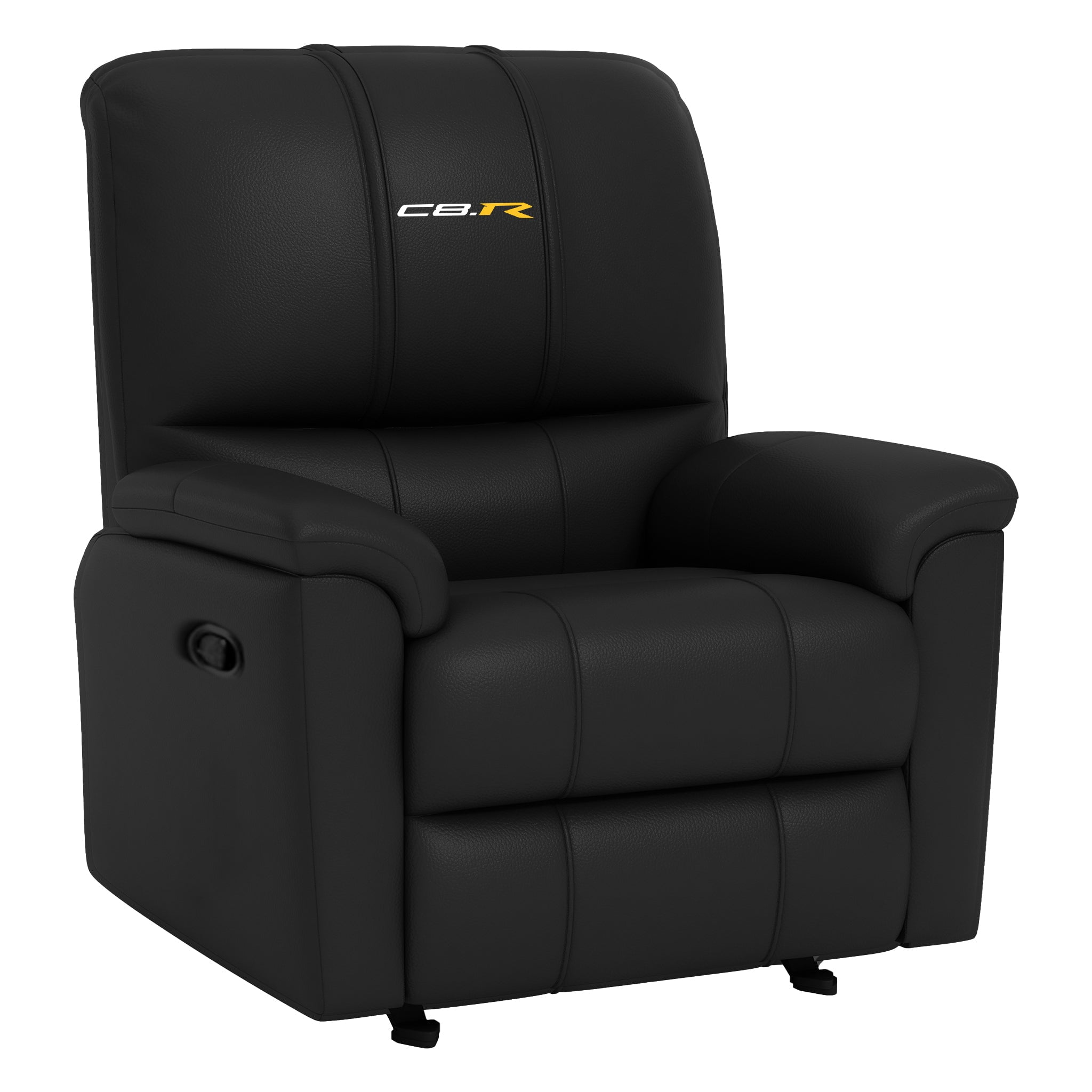 DreamSeat Black Rocker Recliner with Embroidered C8R Logo - Walmart ...