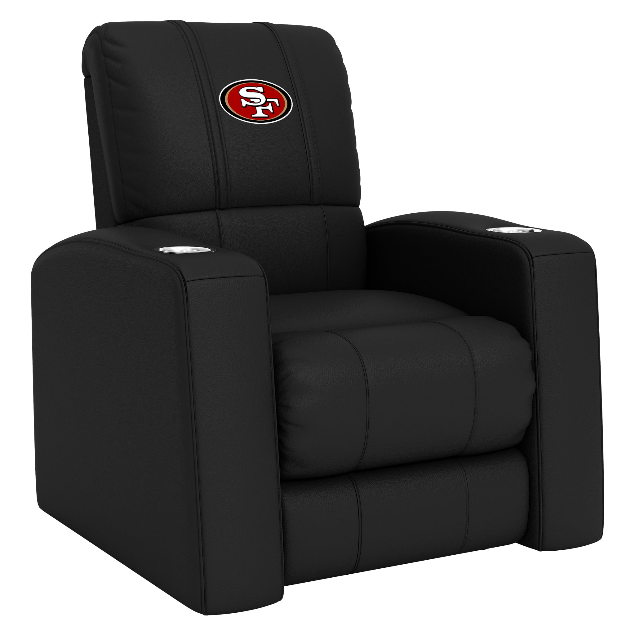 DreamSeat Relax Black Home Theater Recliner Embroidered San Francisco ...