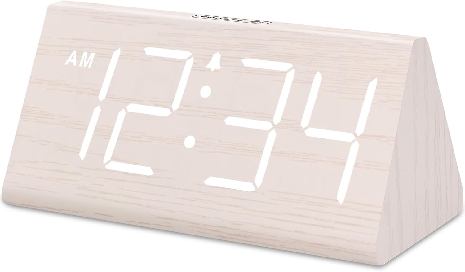 DreamSky Wooden Digital Alarm Clocks for Bedrooms - Electric Desk Clock ...