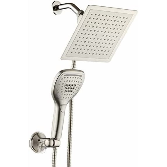 DreamSpa Ultra-Luxury 9" Rainfall Shower Head/Handheld Combo ...