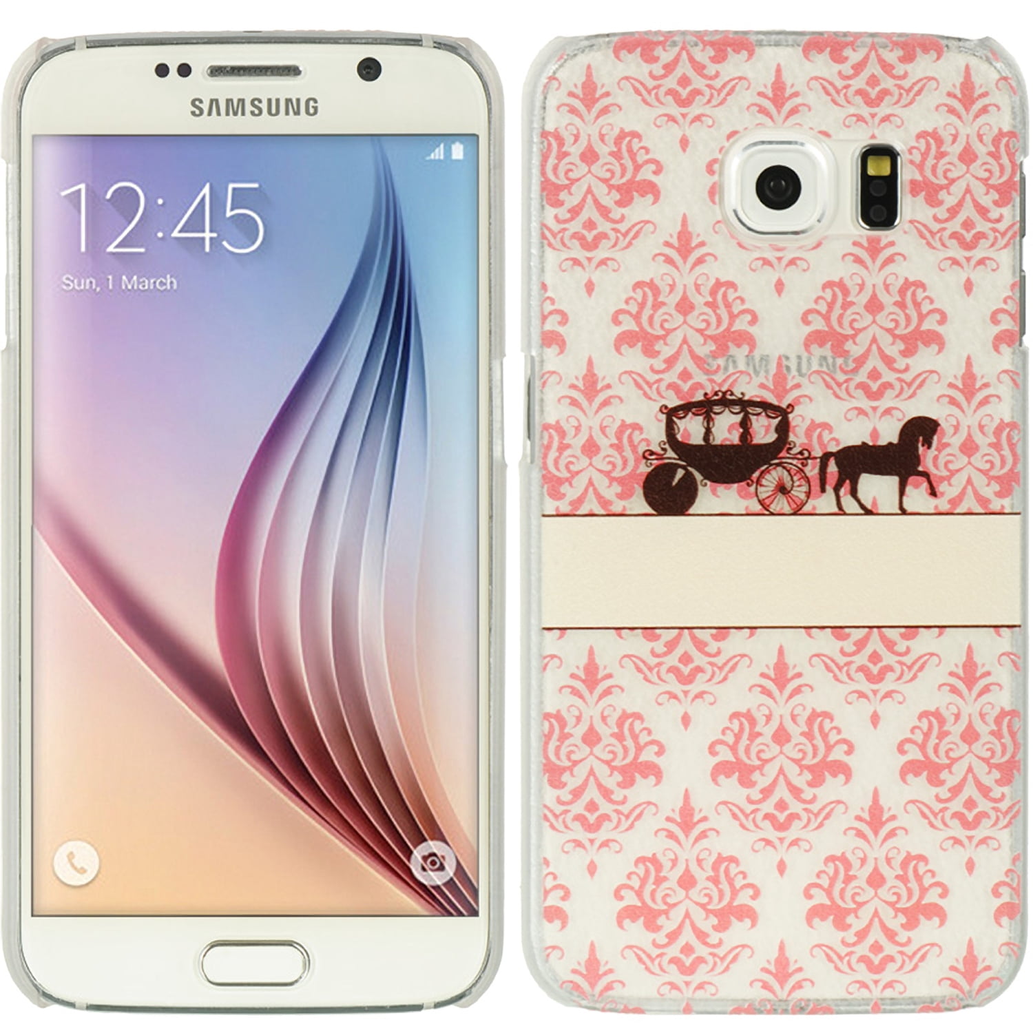 DreamWireless CASAMS6-LC3 Samsung Galaxy S6 Crystal Case Lace Couture 3 ...