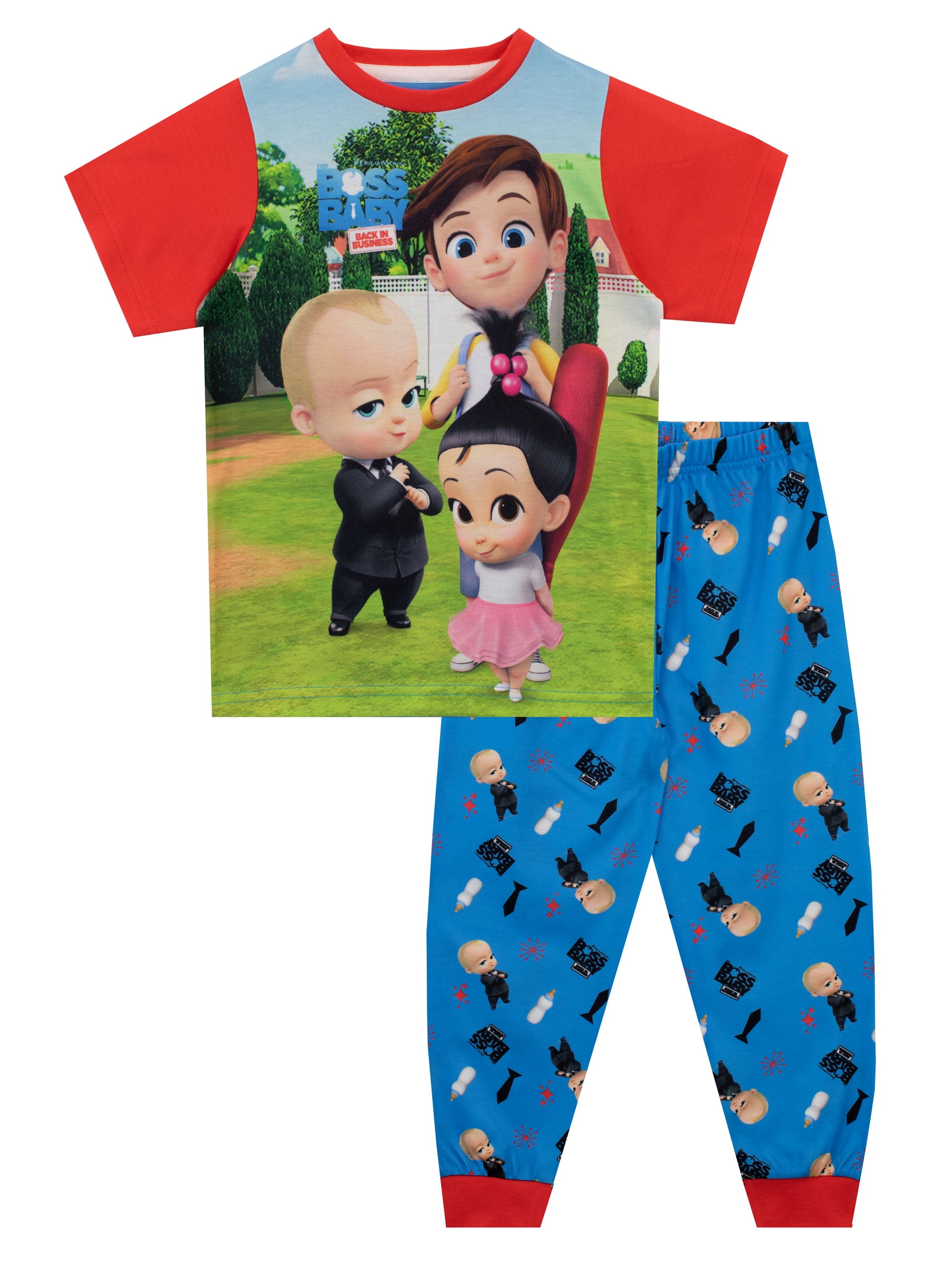 DreamWorks Boys Boss Baby Pajamas Blue Sizes 4-10 - Walmart.com