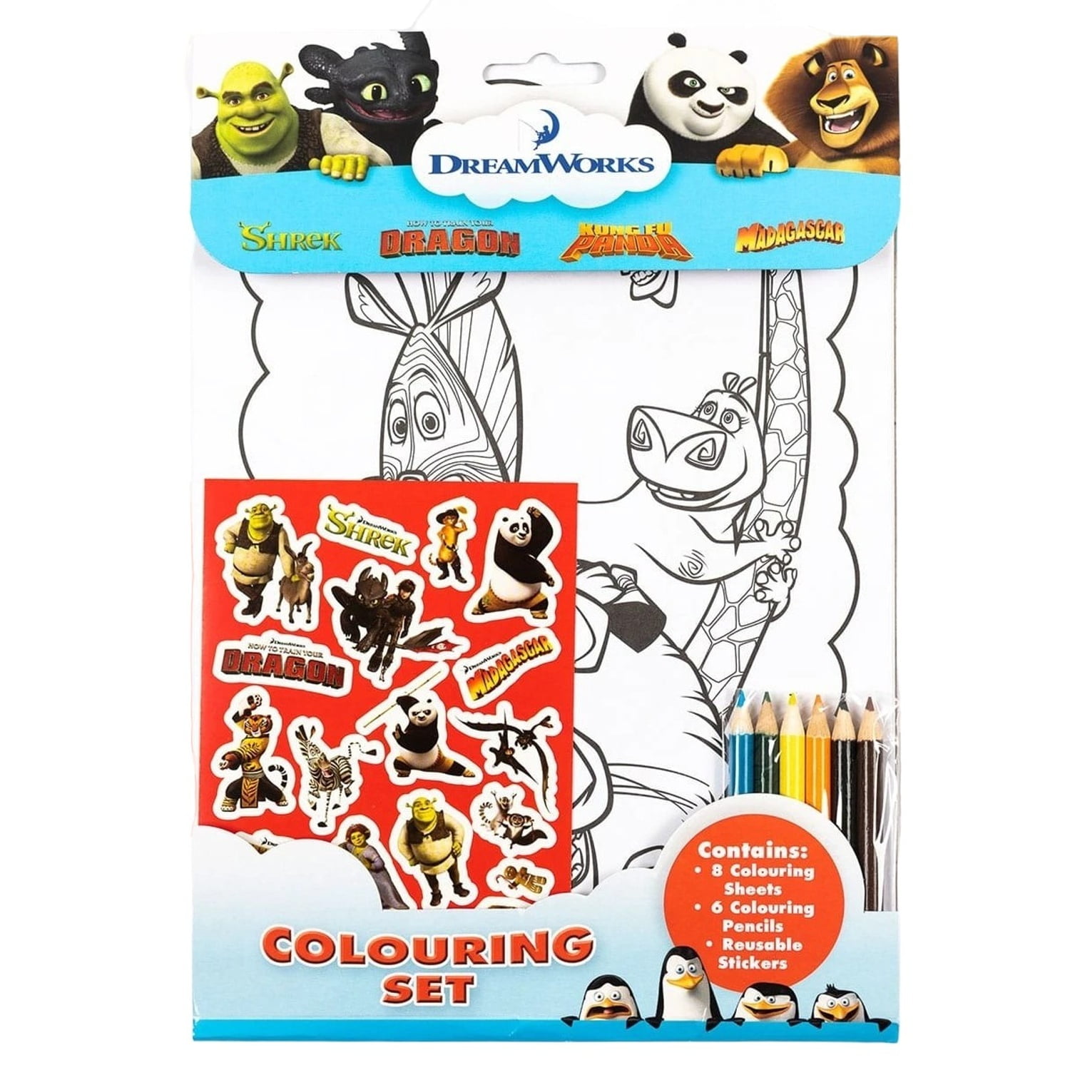 DreamWorks Coloring Set - Walmart.com