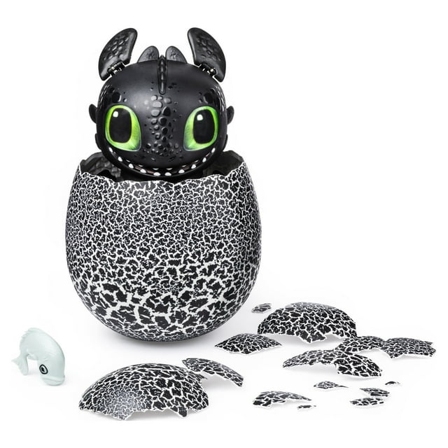 DreamWorks Dragons, Hatching Toothless Interactive Pet Baby Dragon with ...