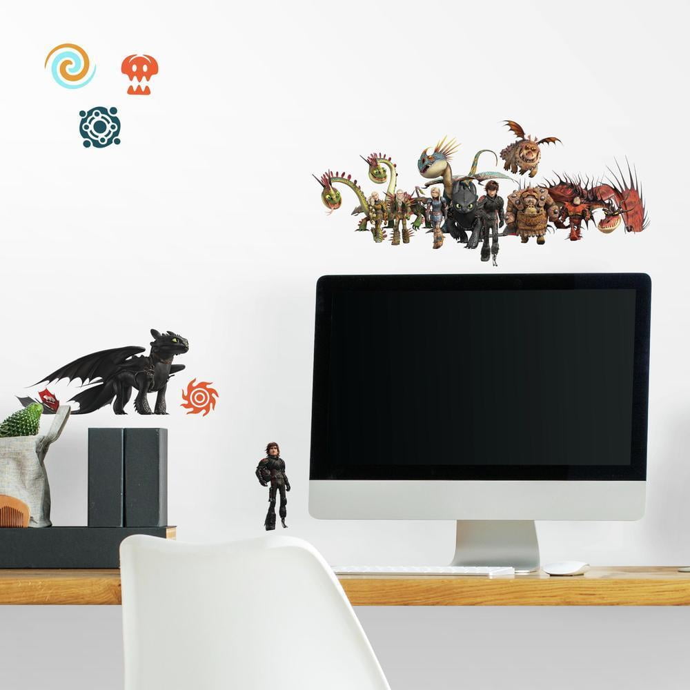 DreamWorks Dragons; How to Train Your Dragon: The Hidden World Peel and ...