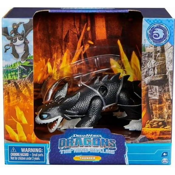 Dreamworks Dragons, Battle Dragons, Plasma Sounds Night Fury, 13-inch ...