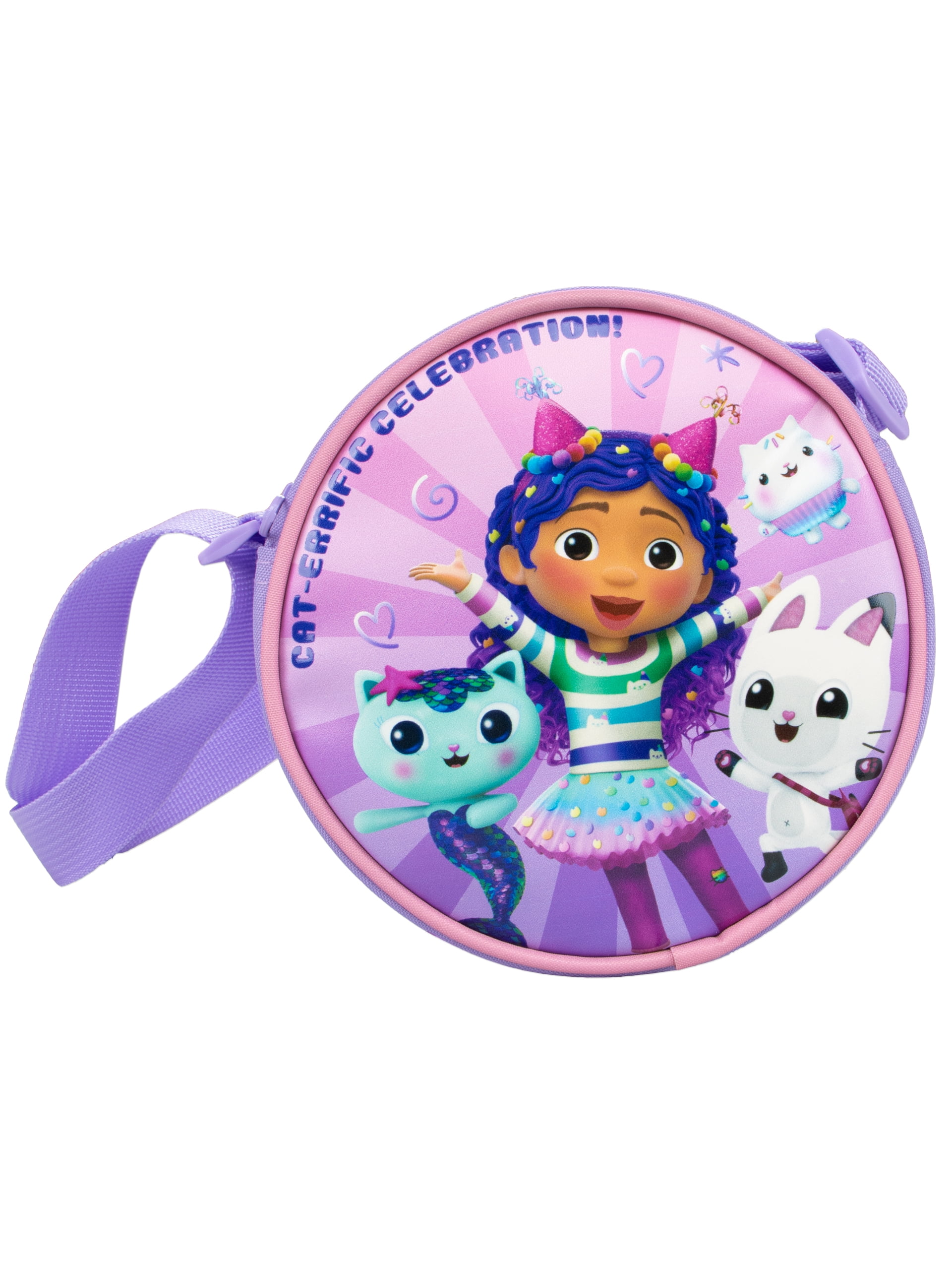DreamWorks Gabbys Dollhouse Cross Body Bag Purple One Size - Walmart.com