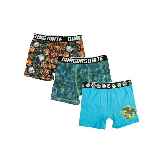 DreamWorks How to Train Your Dragon, Boys Underwear, 3 Pack Underoos ...