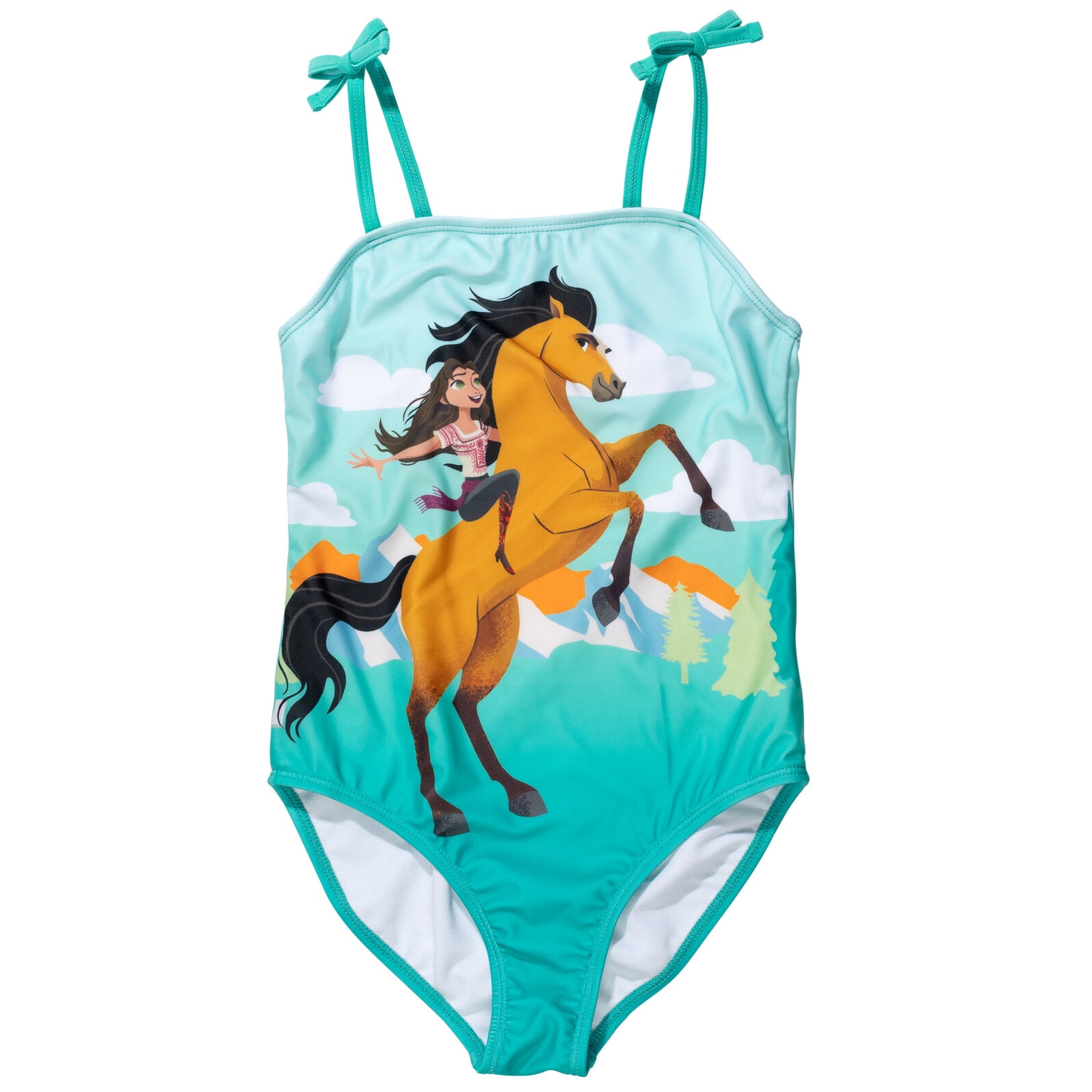 DreamWorks Spirit Little Girls One Piece Bathing Suit Little Kid to Big ...