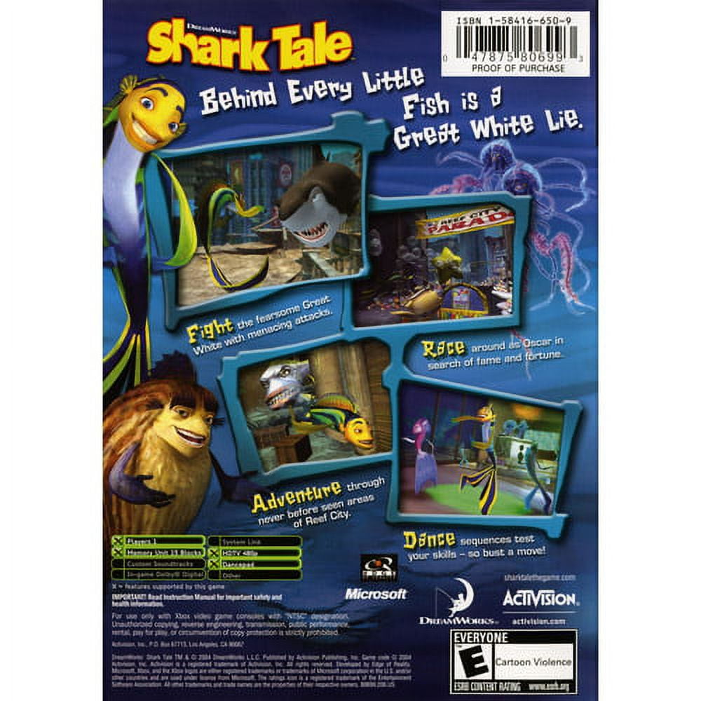 Pre-Owned DreamWorks Shark Tale - Xbox - Walmart.com