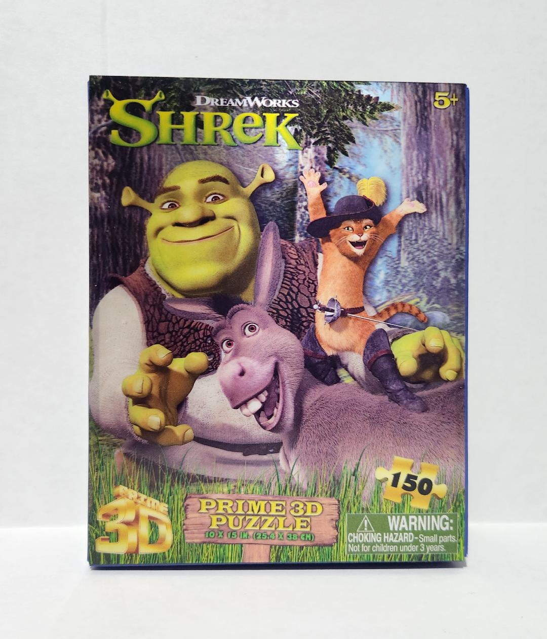 DreamWorks Shrek, Donkey and Puss In Boots 150 Piece Prime 3D ...