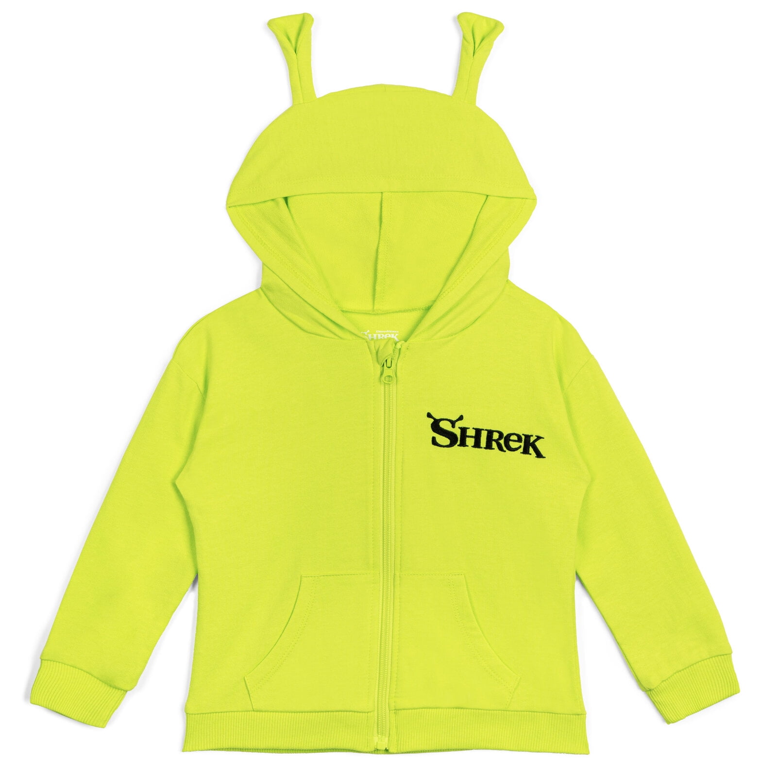 DreamWorks Shrek French Terry Zip Up Cosplay Hoodie Toddler to Big Kid ...