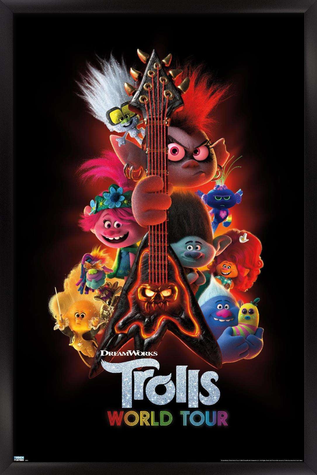DreamWorks Trolls 2 - One Sheet Wall Poster, 22.375" x 34", Framed ...