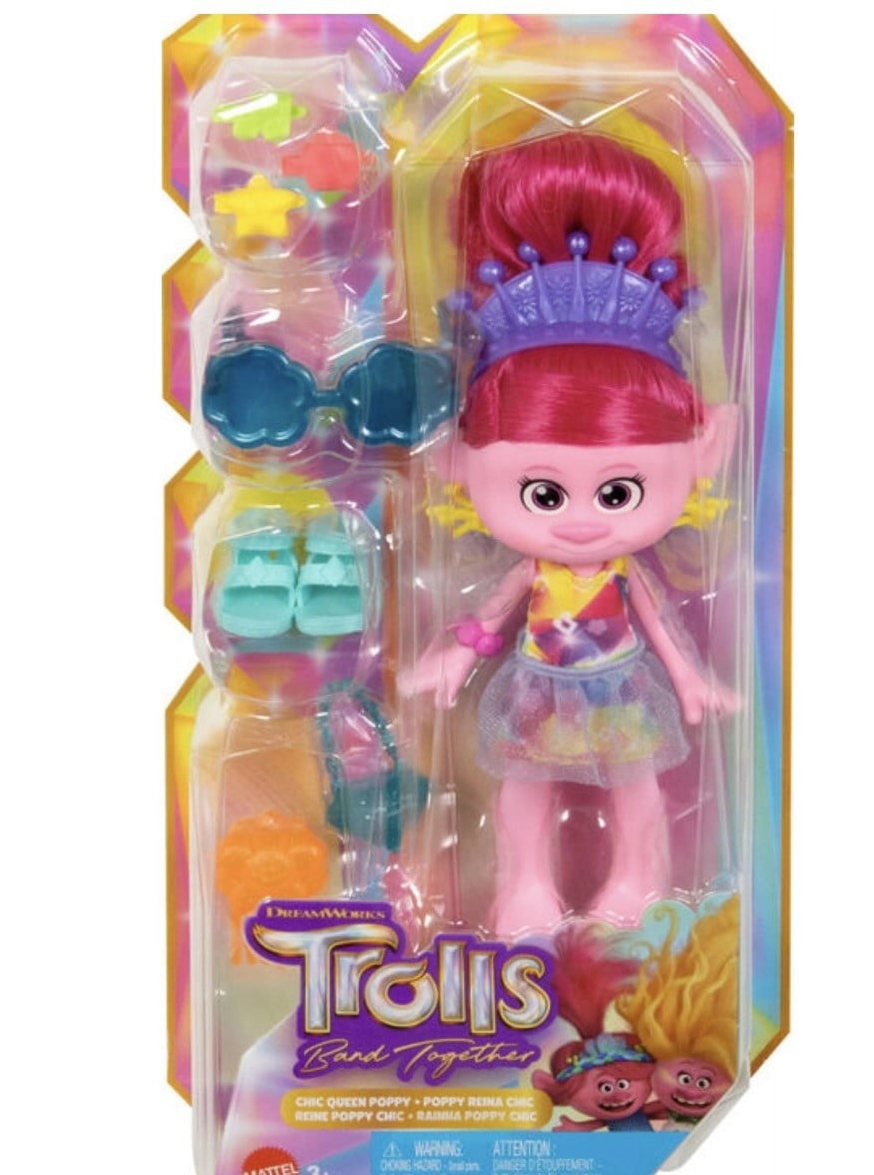 DreamWorks Trolls Band Together Chic Queen Poppy Fashion Doll - Queen ...