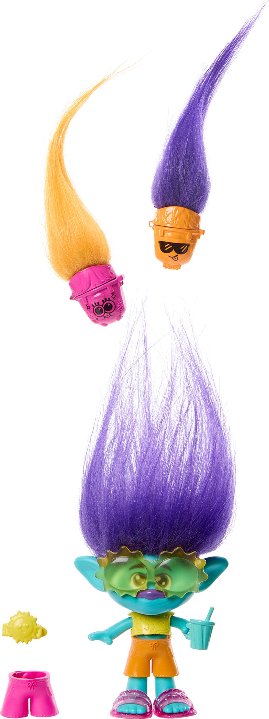 DreamWorks Trolls Band Together Hair Pops Branch Small Doll ...