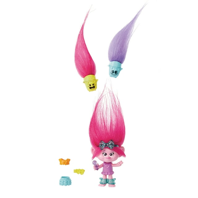 DreamWorks Trolls Band Together Hair Pops Queen Poppy Small Doll ...