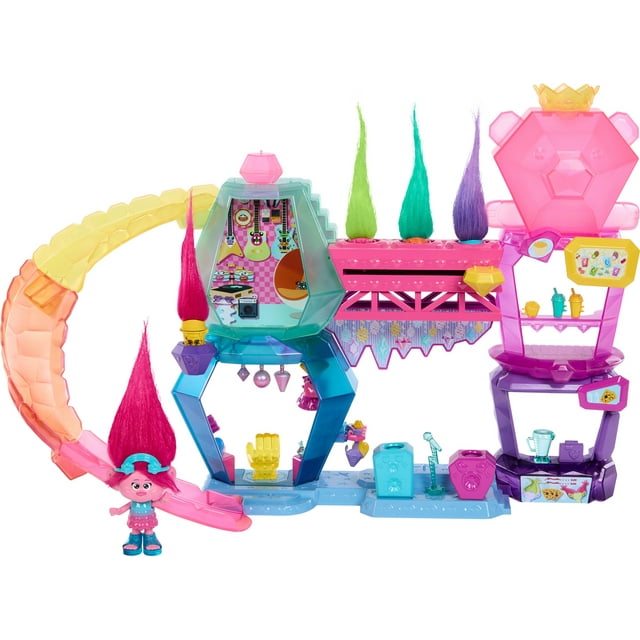 DreamWorks Trolls Band Together Playset - Mount Rageous with Queen ...