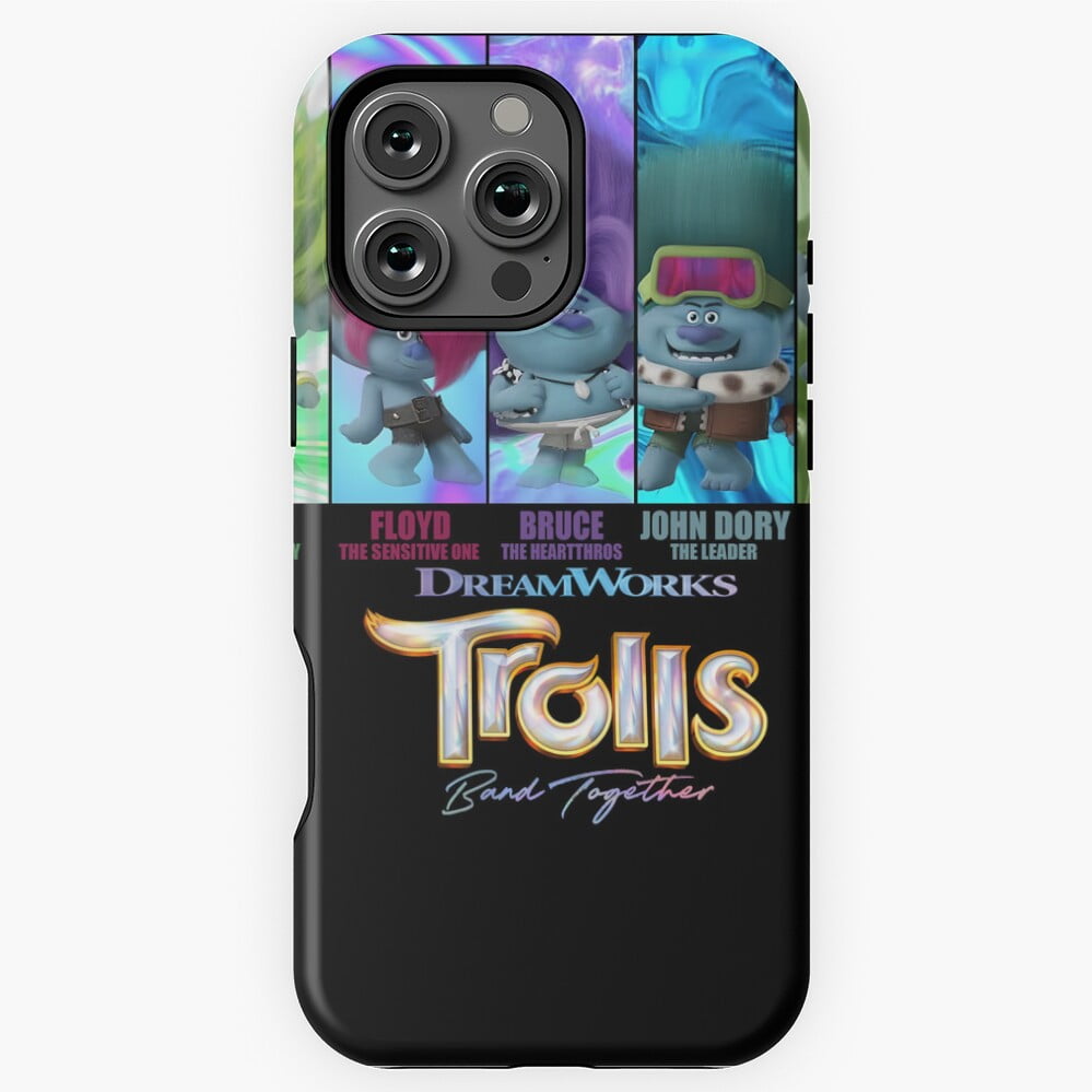 DreamWorks Trolls Band Together Movie Phone Case for iPhone 16 15 14 13 ...