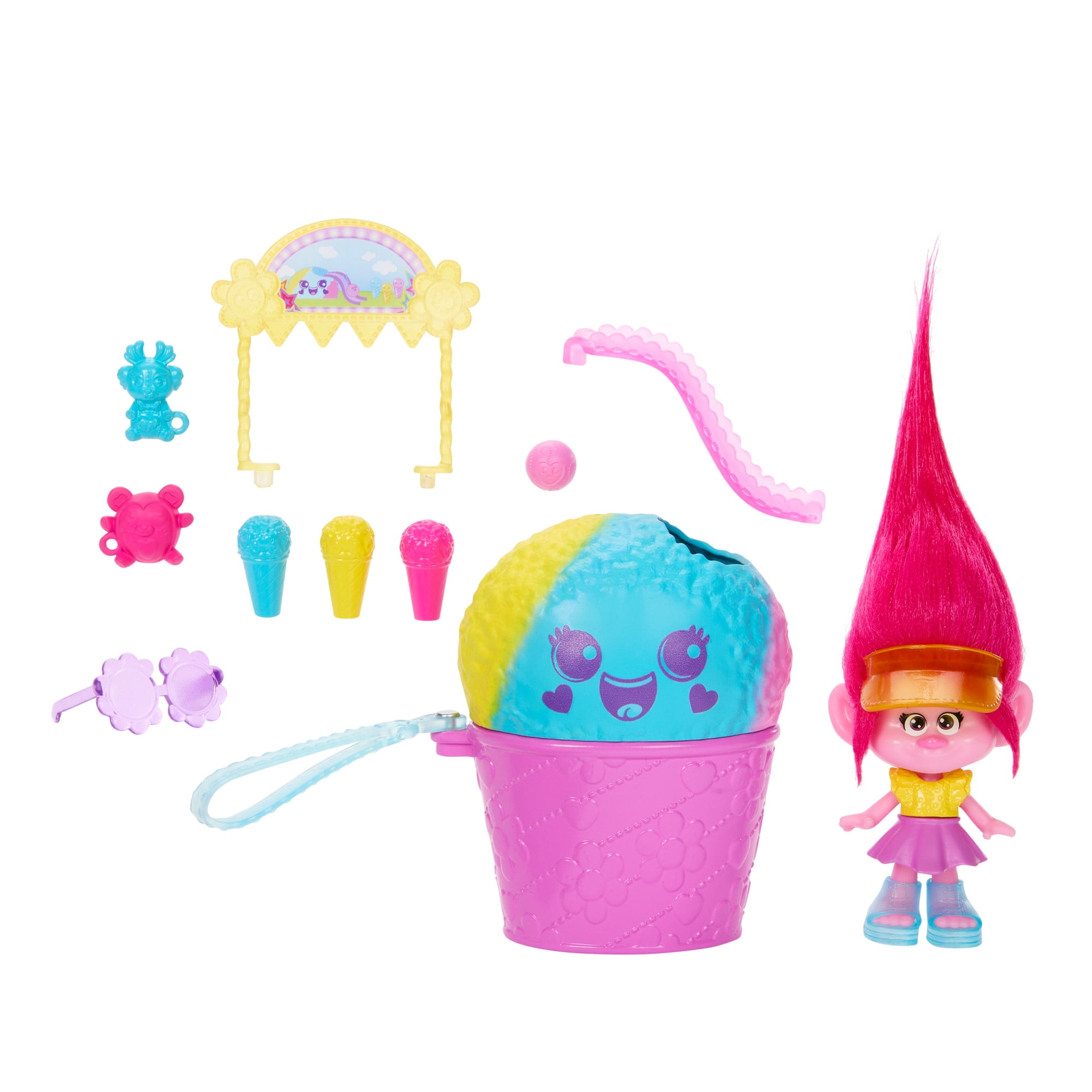 DreamWorks Trolls Fun Fair Surprise FairFest Queen Poppy Small Doll ...
