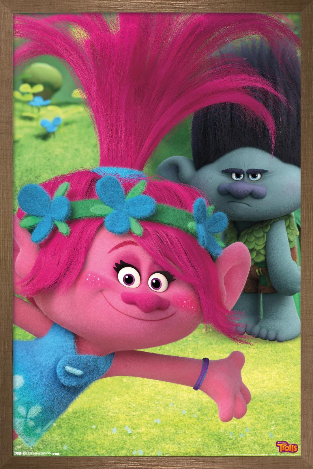 DreamWorks Trolls - Fun Wall Poster, 22.375" x 34", Framed - Walmart.com