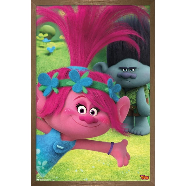 DreamWorks Trolls - Fun Wall Poster, 22.375" x 34", Framed - Walmart.com
